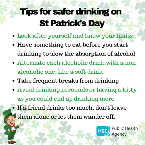 Enjoy the craic and drink safely this St Patrick’s Day | HSC Public ...