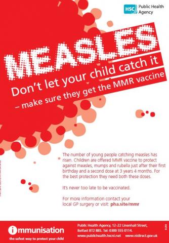 Measles - don't let your child catch it | HSC Public Health Agency